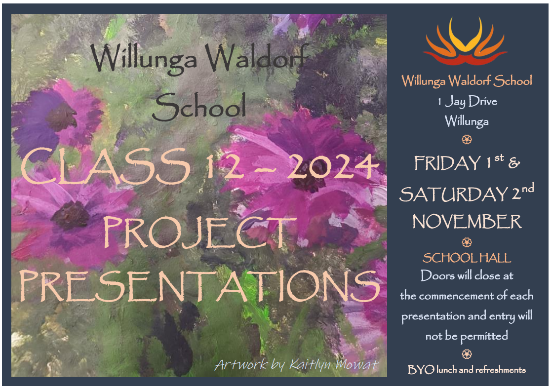 Class 12 Project Presentations - Willunga Waldorf School